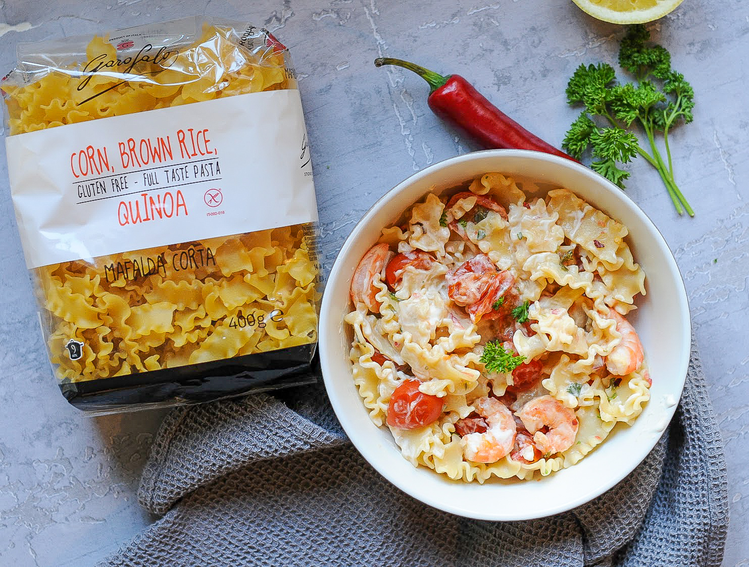 Chilli King Prawn Pasta - Low Fodmap Inspiration