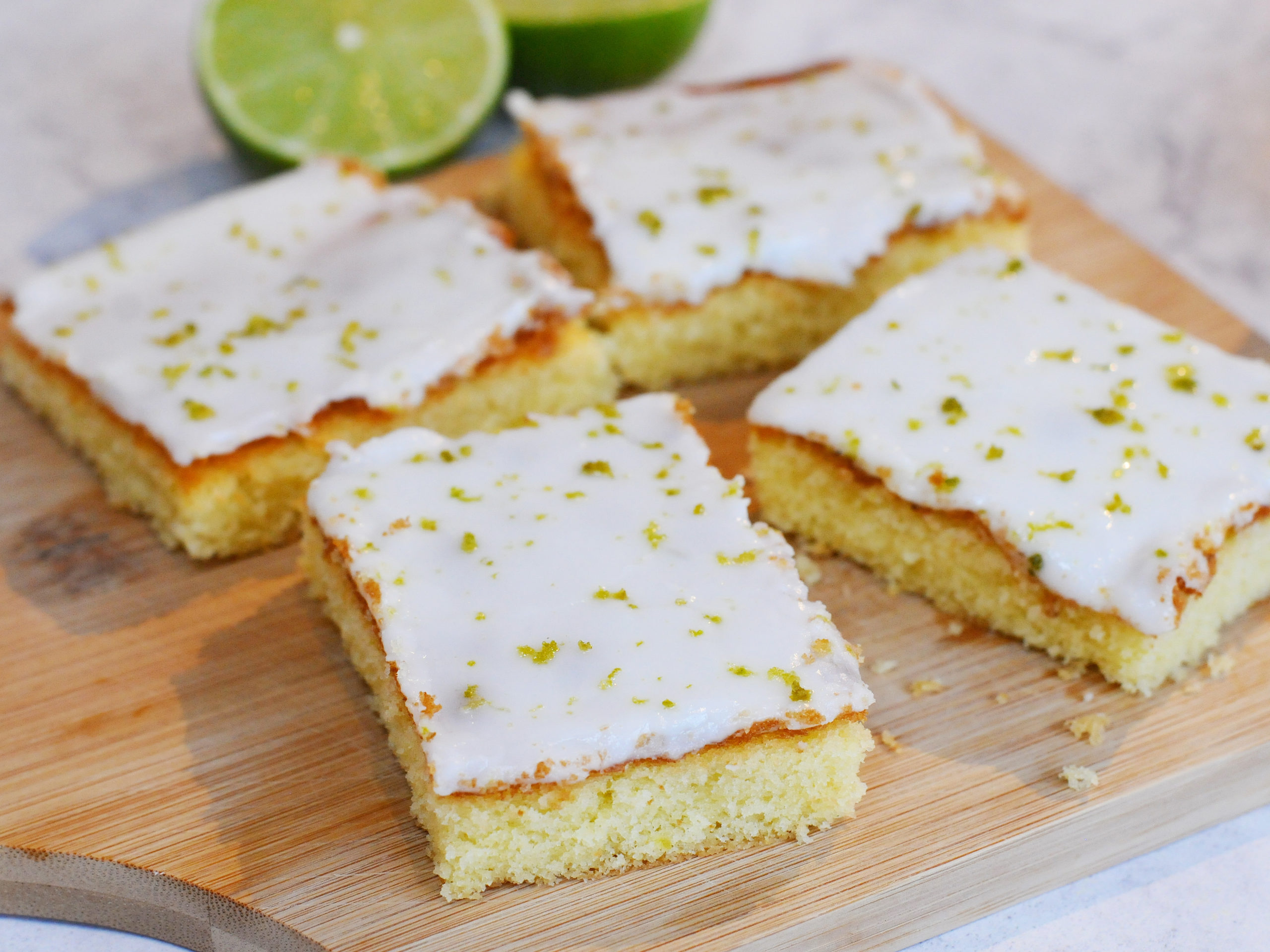 Zesty Lime Tray Bake - Low Fodmap Inspiration