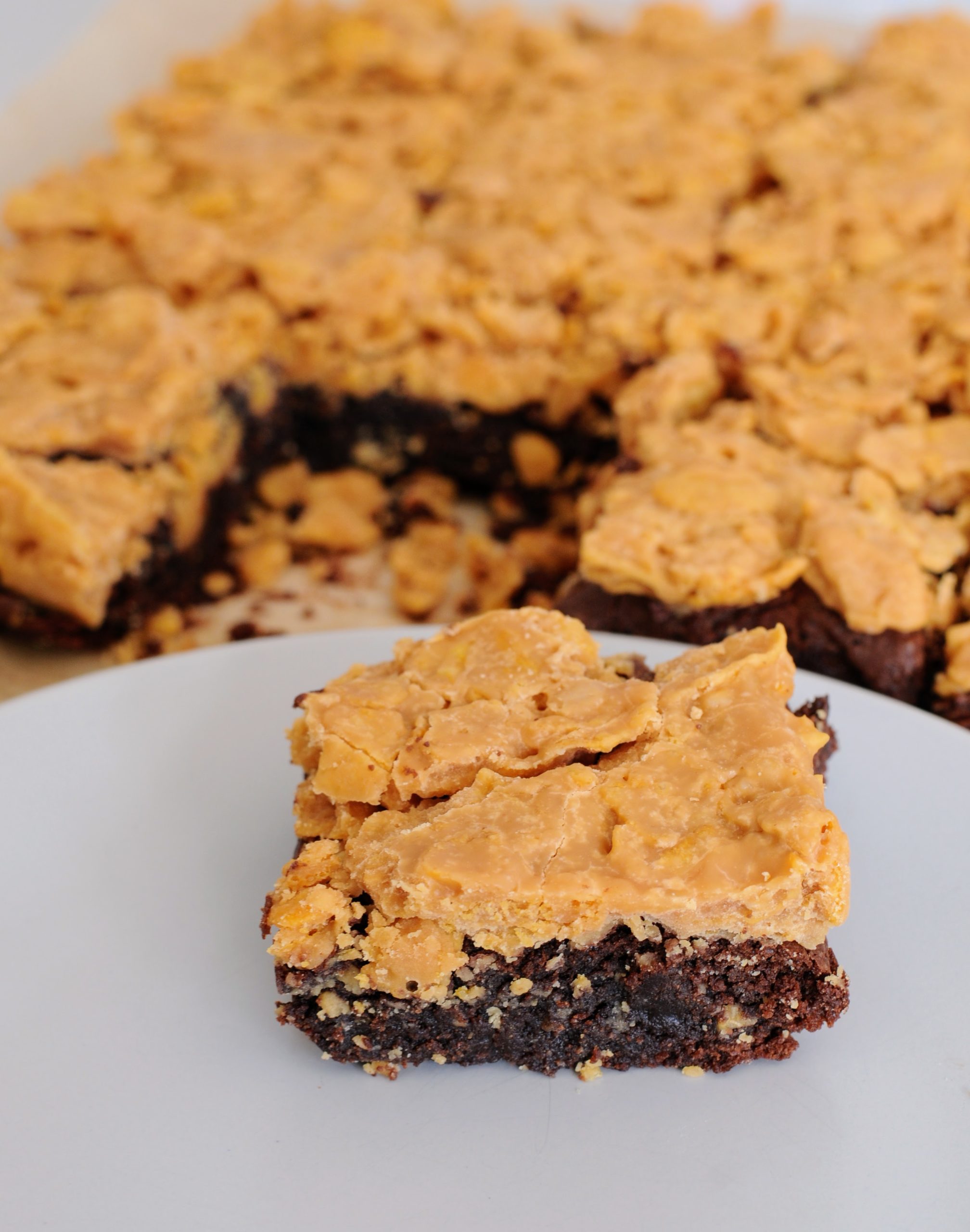 Cornflake Brownies - Low Fodmap Inspiration